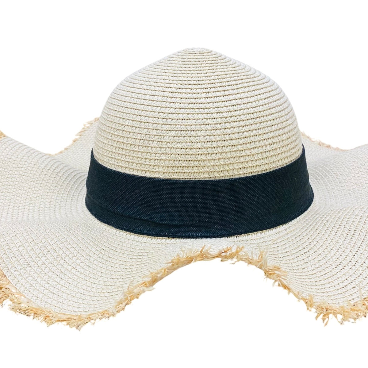 Sand Hat with Black Ribbon . – Brazil in Miami