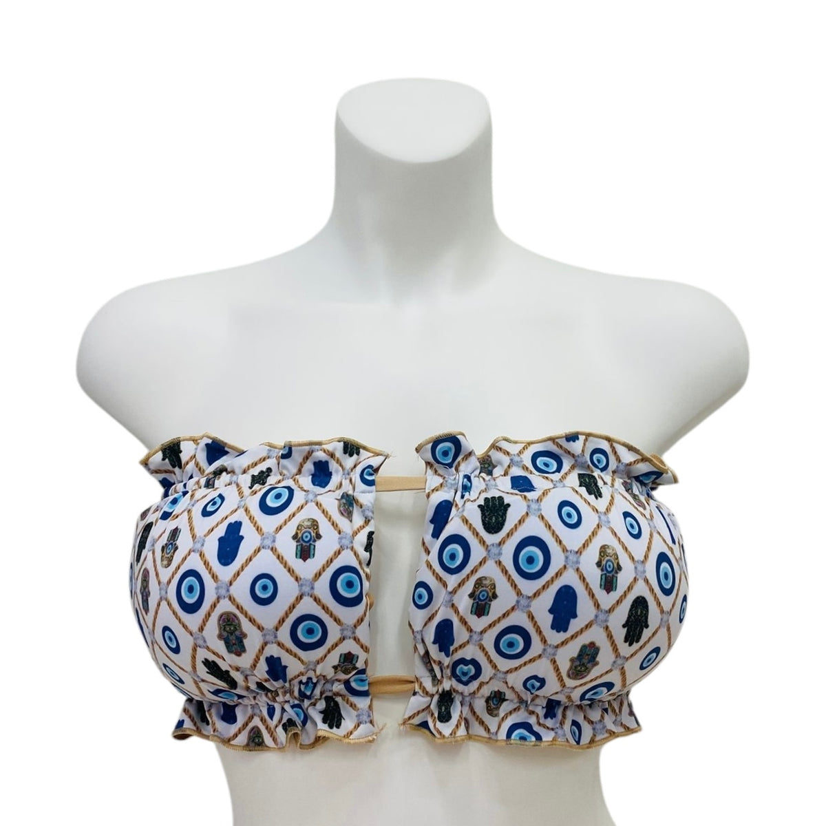 Reversible Hamsa & Evil Eye Top. – Brazil in Miami